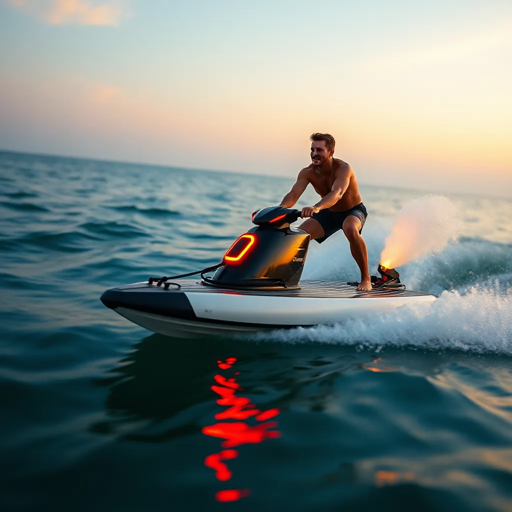 The Electric Jet Propelled Bodyboard Revolutionizing Watersports
