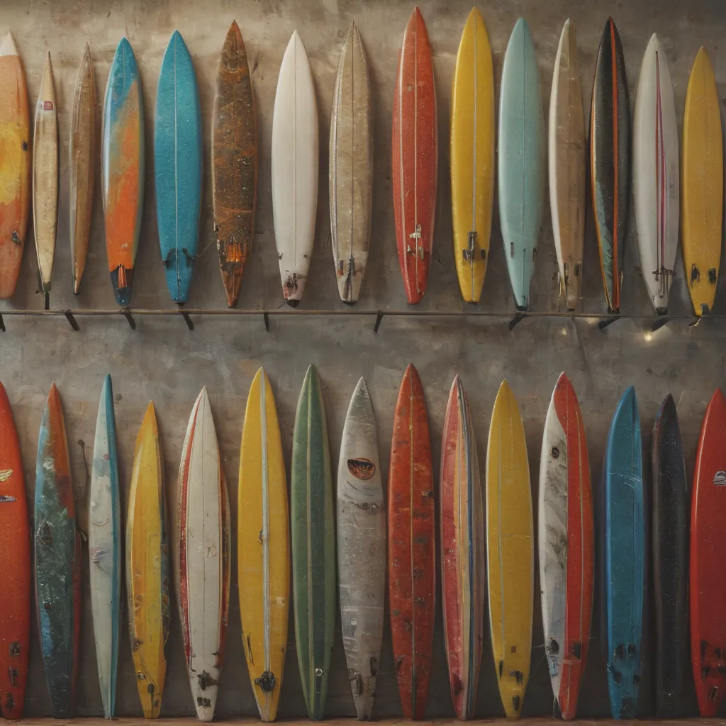 Exploring the Aesthetic and Practical Aspects of Surfboard Walls
